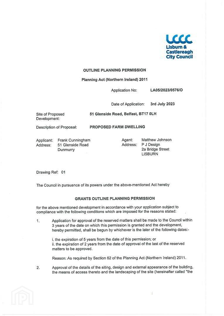 Development Site @, 51 Glenside Road, Upper Springfield Road, Hannahst ...